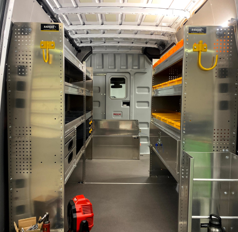 Premium Custom Van Upfitting - Charleston Work Vans